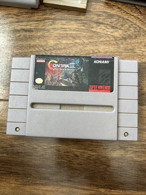 Contra III 3: The Alien Wars - Super Nintendo (SNES) Konami | eBay