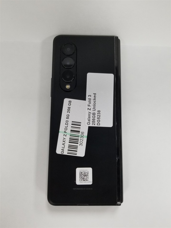 Samsung Galaxy Z Fold 3 256GB Black SM-F926U (Unlocked) Fully ...
