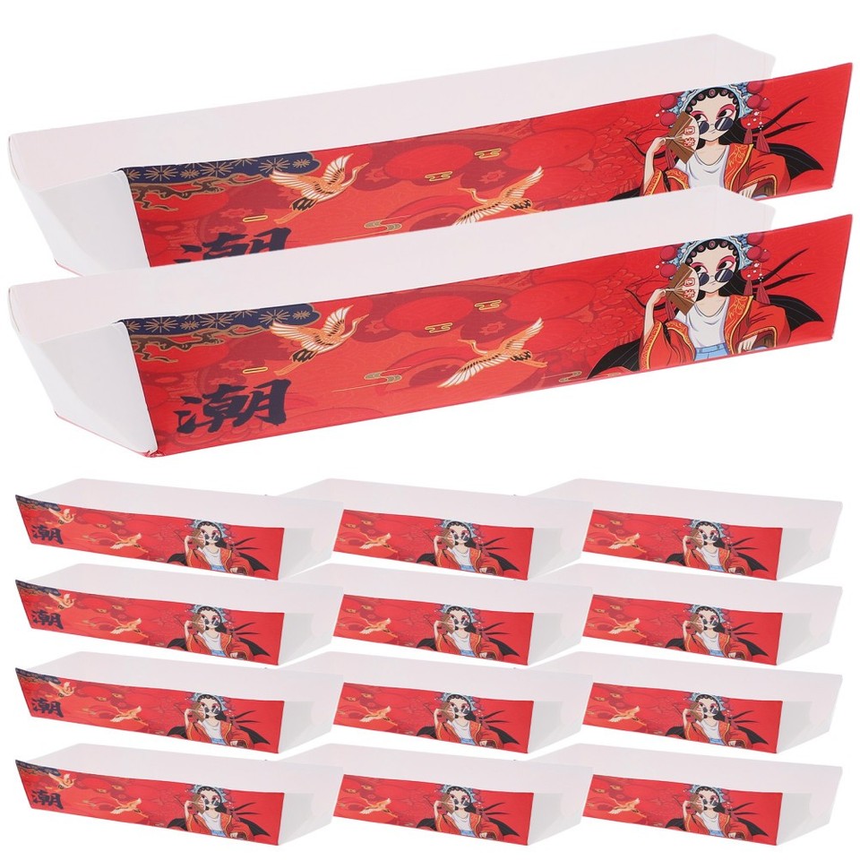 100 Pcs Takeout Food Boxes Paper Containers For Hot Dogs Sausage Snacks ...