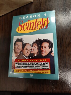 SEINFELD SEASON 4 DVD 2005 4-DISC SET NEW SEALED JERRY SEINFELD ...