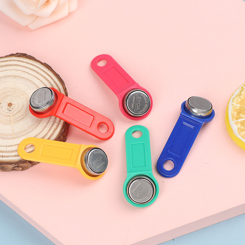 1Pc Plastic Rewritable RFID Touch Memory Key TM Card iButton Copy Card ...