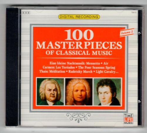 100 Masterpieces of Classical Music Vol. 2, Time-Life CD New/Sealed ...