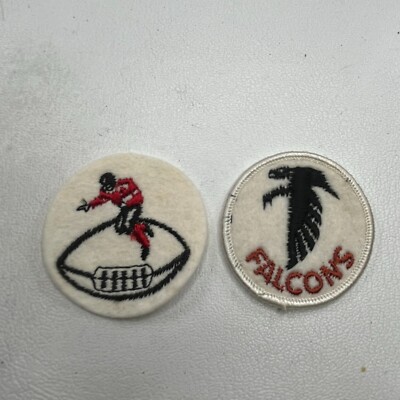 VINTAGE FOOTBALL PATCHES FALCONS + RUNNING BACK FOOTBALL PATCH LOT T104 ...