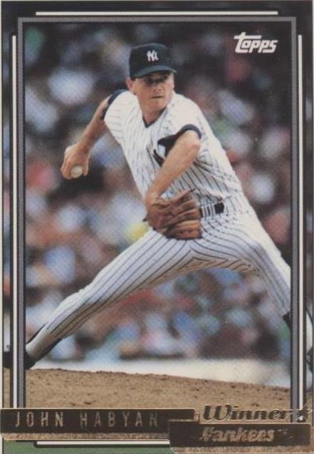 1992 Topps - John Habyan #698 Gold Winner for sale online | eBay