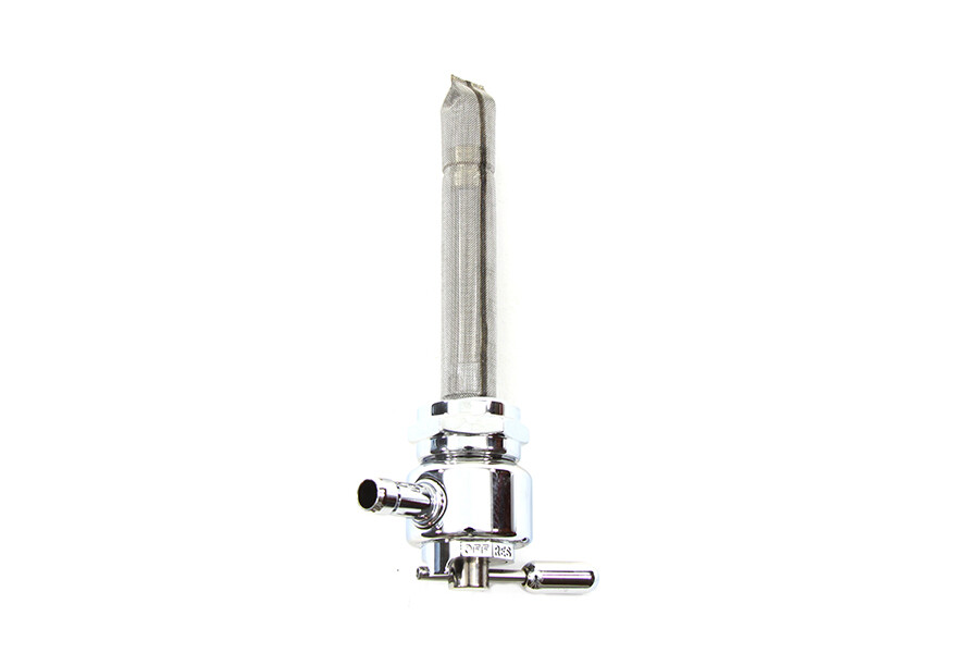 Pingel Metric Smooth Petcock Left Spigot with Nut Chrome fits Harley ...