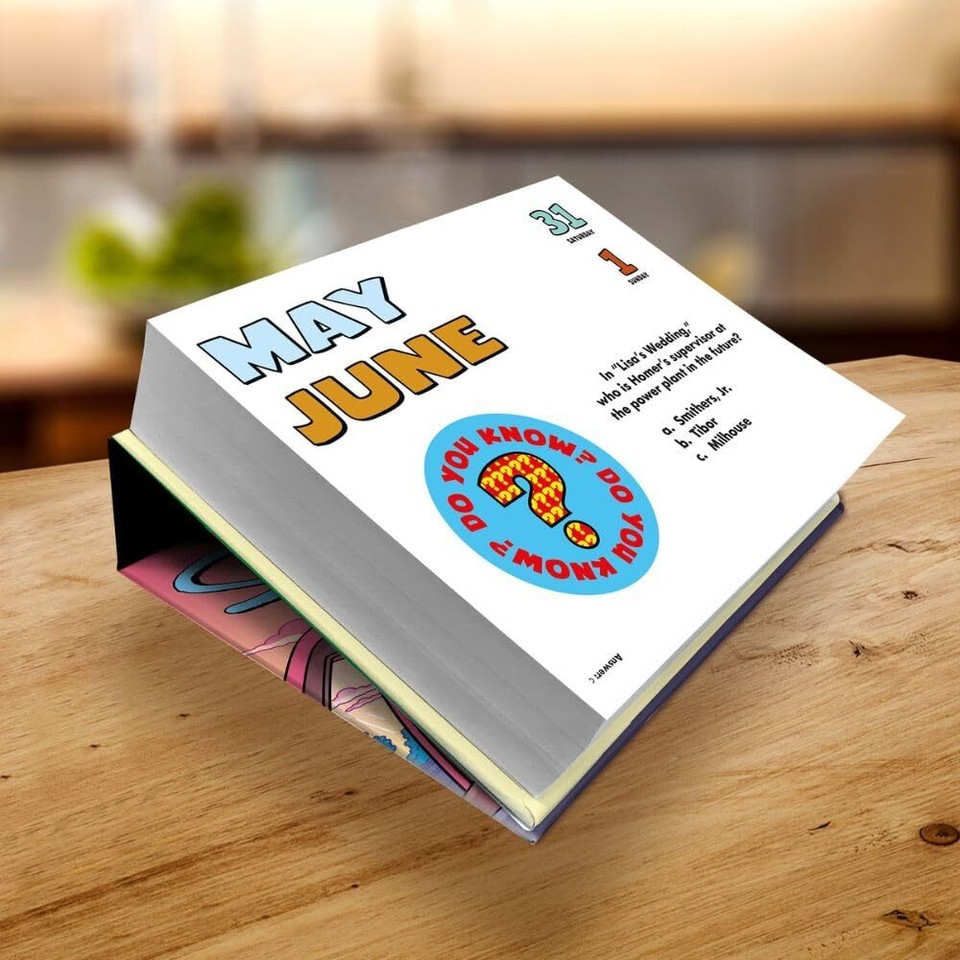 The Simpsons Desk Block Calendar 2025 9781835271865| eBay