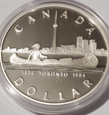 1984 Canadian Silver Dollar In Canadian Dollars for sale | eBay