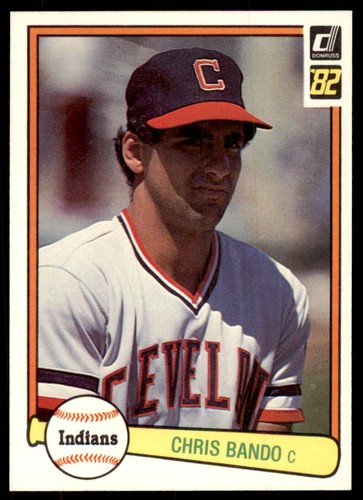 1982 Donruss Baseball Card Chris Bando Cleveland Indians #551 | eBay