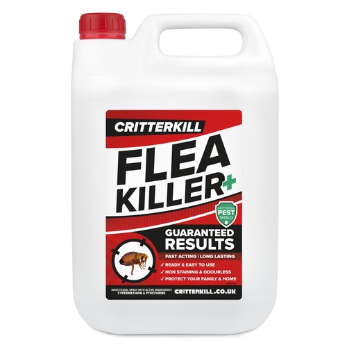 5L + 1L STRONG FLEA KILLER SPRAY AEROSOL FLYING CRAWLING INSECT ...