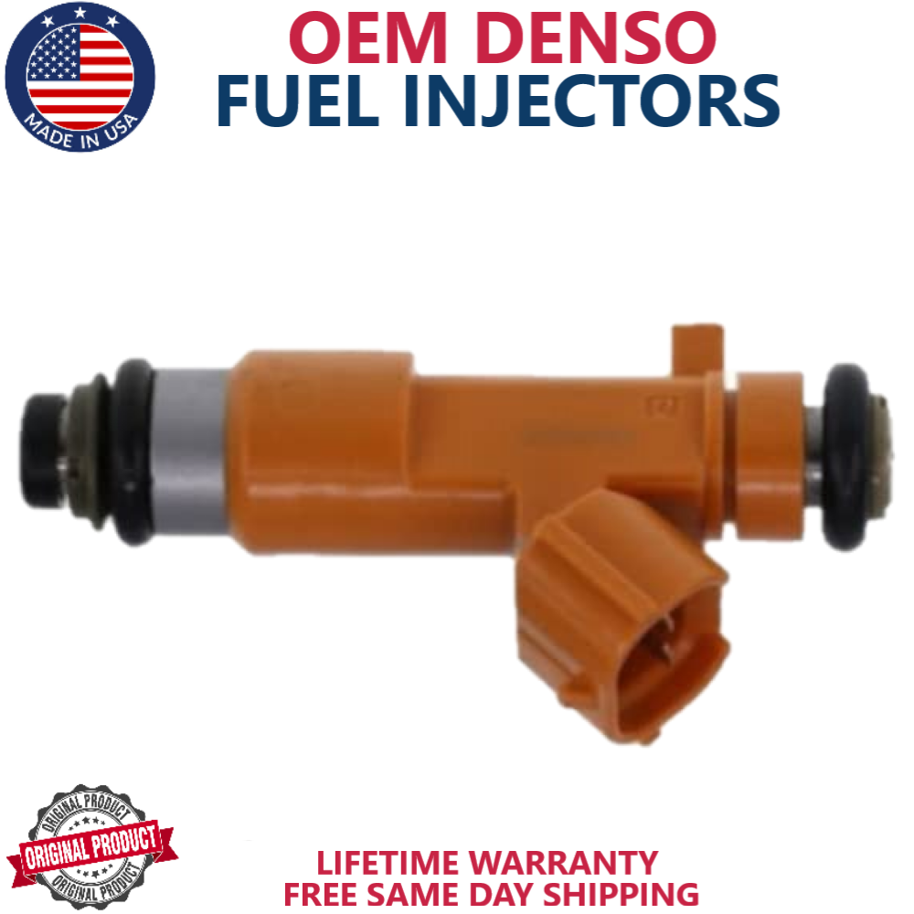 x6 GENUINE DENSO Fuel Injectors For 2014, 2015 Infiniti Q70 3.5L V6 ...