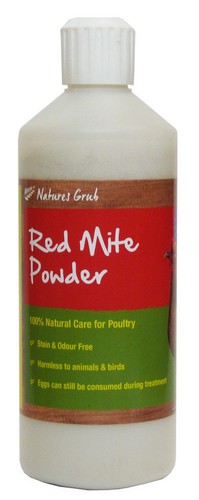 Red Mite Powder Puffer Bottle 200g - Diatomaceous Earth, Natures Grub ...