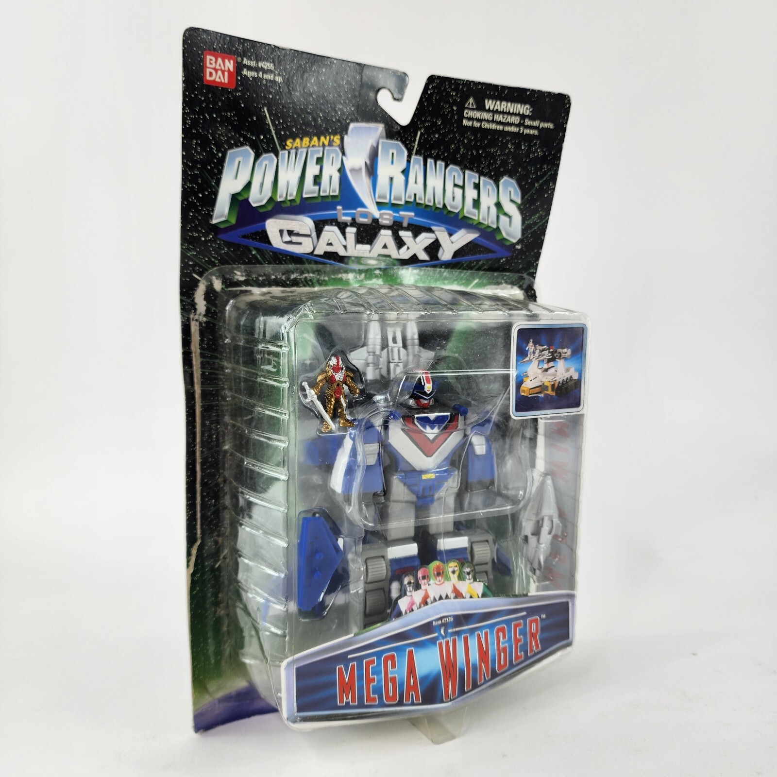 Power Rangers Lost Galaxy MEGA WINGER Blue Megazord Bandai 1998 RARE ...