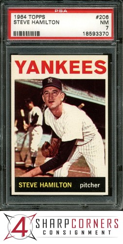 1964 TOPPS #206 STEVE HAMILTON YANKEES PSA 7 SET BREAK | eBay