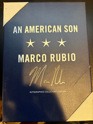 Marco Rubio An American Son Signed Limited 1st Edition w/ box | eBay