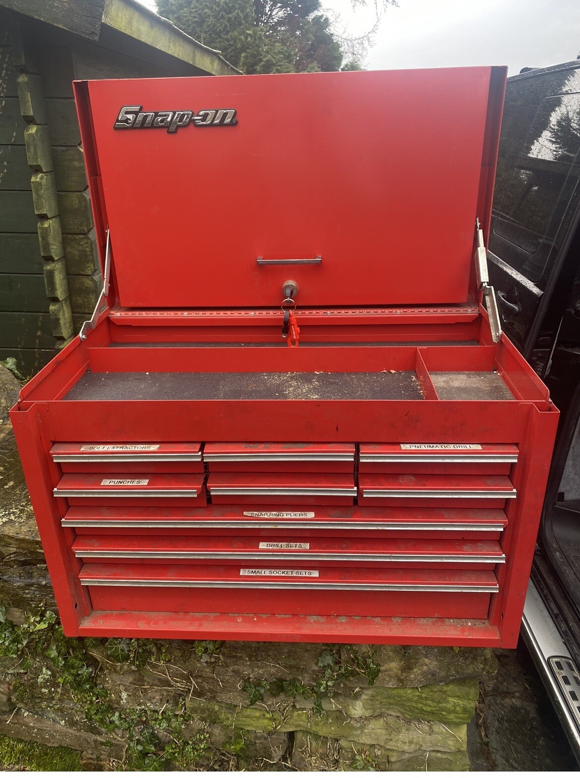red snap on top tool box 9 draws | eBay