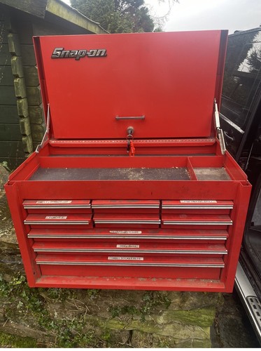 red snap on top tool box 9 draws | eBay UK