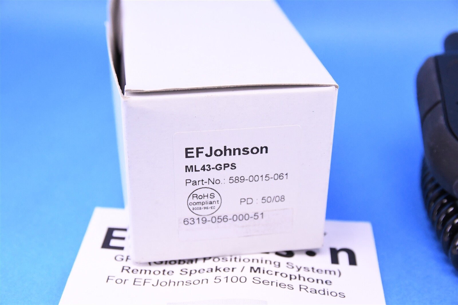 EF Johnson 5100 Radio GPS Speaker Microphone 589-0015-061 | eBay