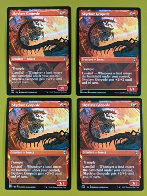 SHOWCASE Skyclave Geopede x4 Zendikar Rising 4x Magic the Gathering MTG ...
