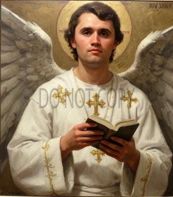 Charlie Kirk RIP Memorial Angel Saint Charlie MAGA AI Generated 8X10 ...