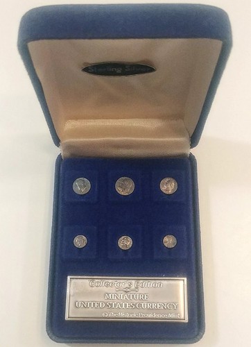 Miniature Sterling Silver US Coin Set | eBay