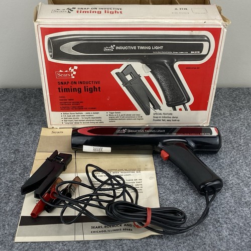 Vintage Sears Craftsman Snap on Inductive Timing Light with Box | eBay