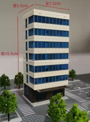 1/150 City Scenes Sandbox Building Model High-rise Plastic Assembled ...