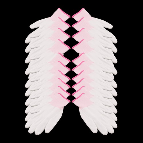 10Pairs 13 Needles Nylon Labor Protection Anti-static Non-slip Gloves ...