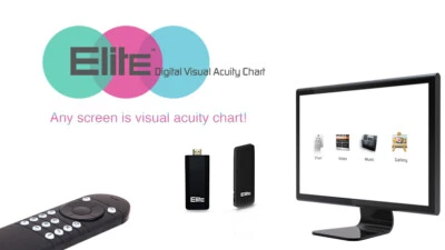 Elite Digital Eye Chart Vision Optics Visual | Grelly USA