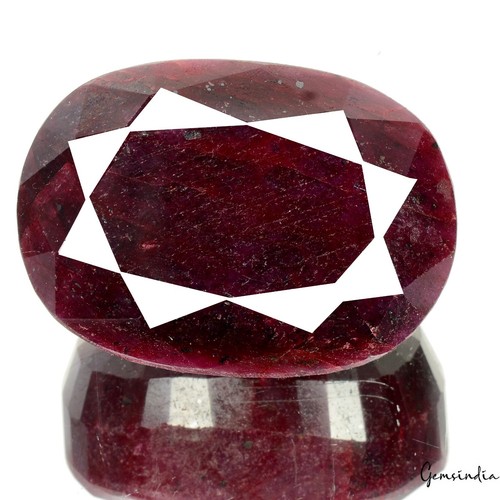 1230 Ct. Natural Red Ruby Oval Faceted Cut Huge Earth mined Madagascar ...