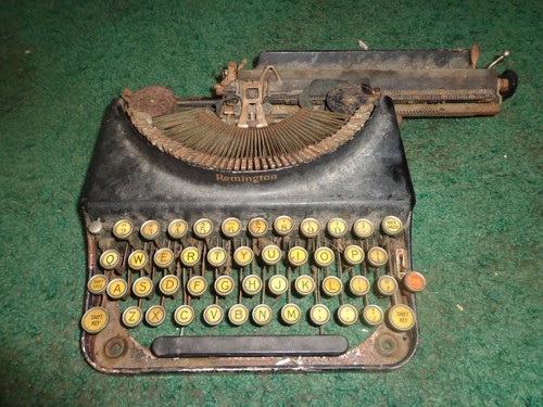 ANTIQUE REMINGTON TYPEWRITER display/parts | eBay