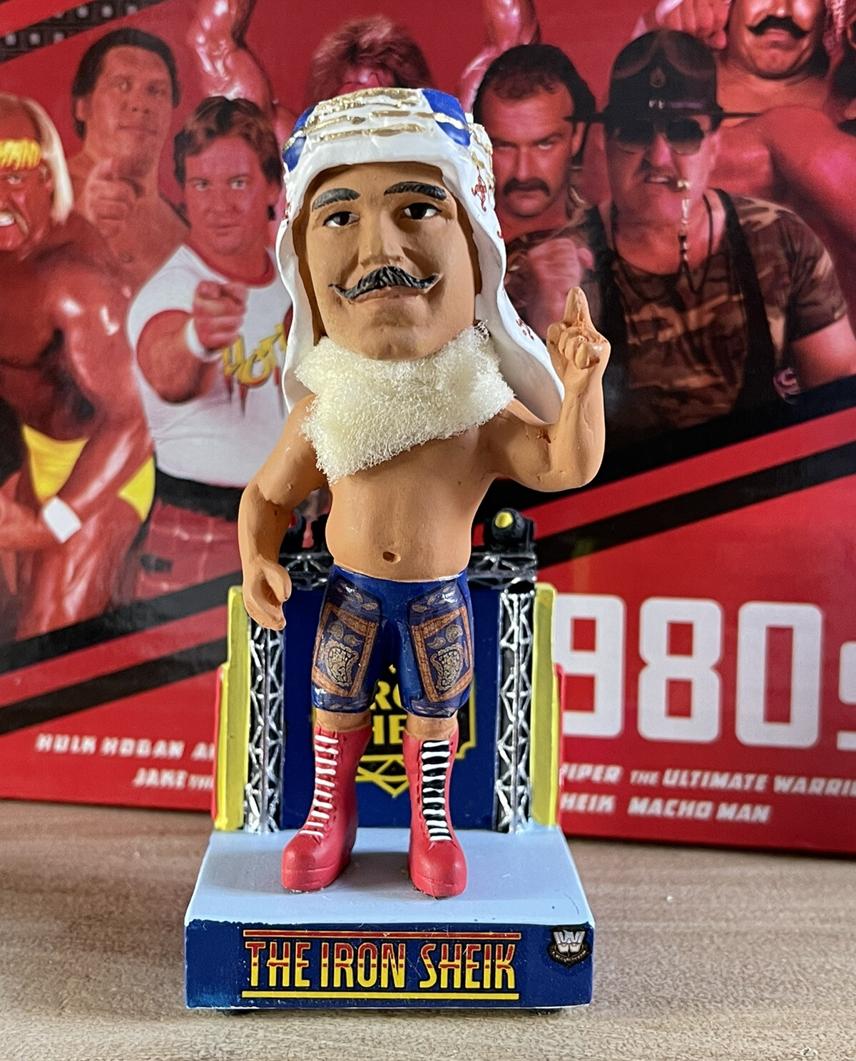 The IRON SHEIK WWE WWF Wrestling Legend 4” Bobblehead #/720 | eBay