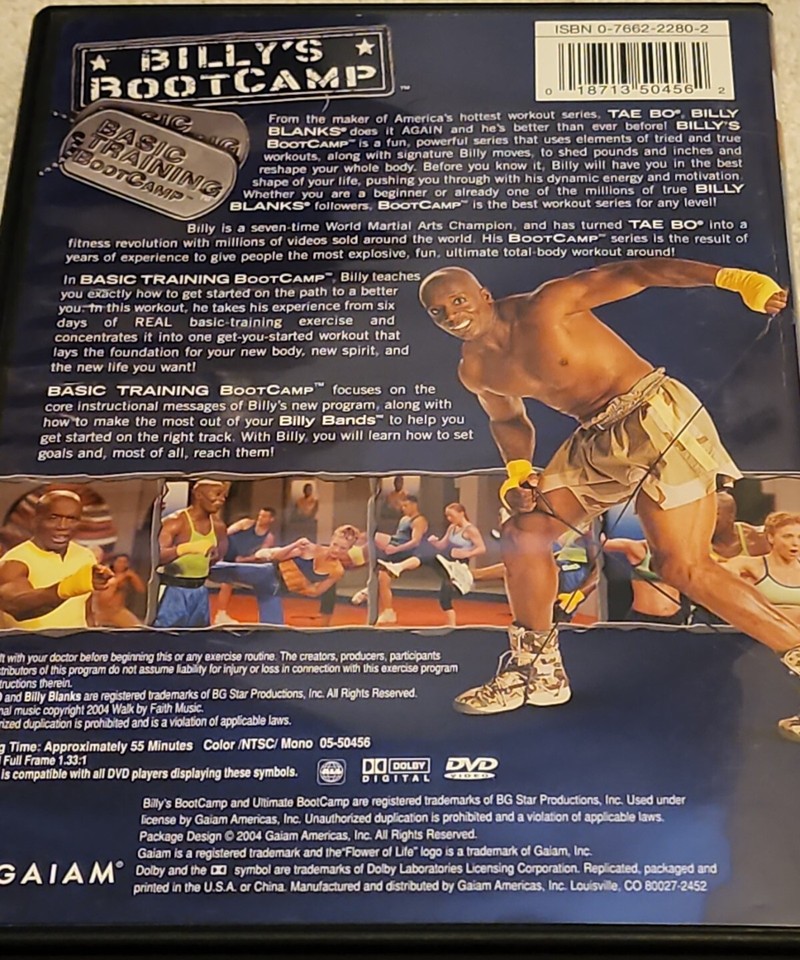 Billy Blanks Basic Training Bootcamp dvd 18713504562| eBay