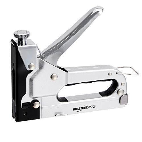 Amazon Basics Pinzatrice resistente, 3 in 1, con 600 punti metallici, 4 ...