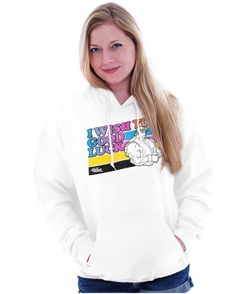 Cool Street Fighter Ryu I Wish You Good Luck Hoodie Hooded Sweatshirt ...