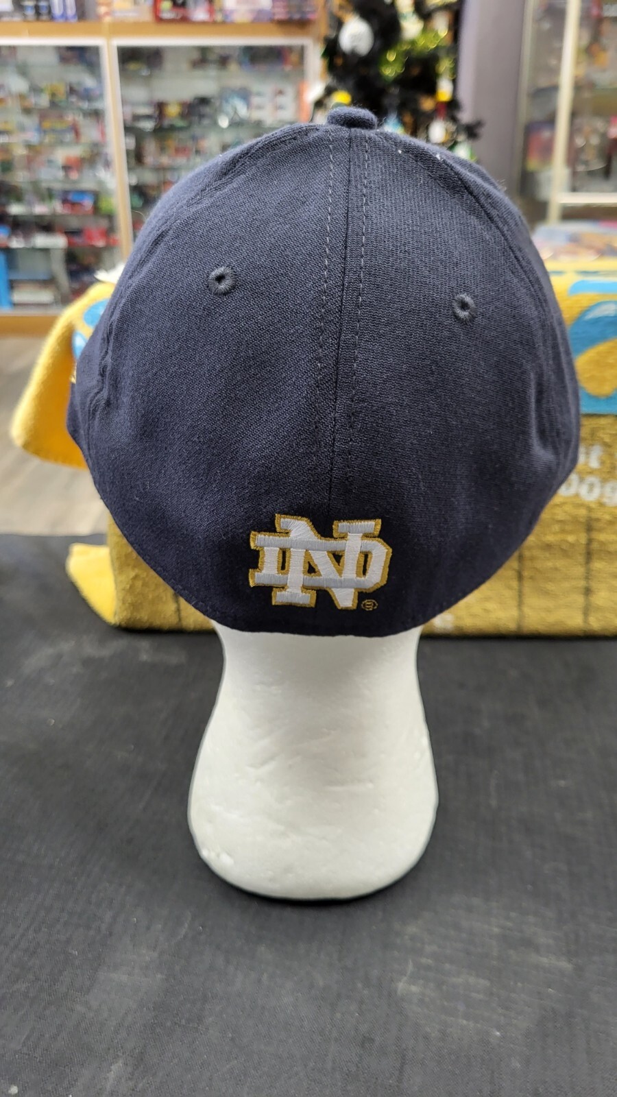 NWT NCAA NOTRE DAME FIGHTING IRISH CAP HAT LOGO FLEX FIT NEW ERA ...
