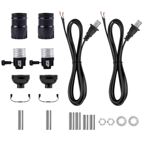 Lamp Repair Kit For Table Lampsfloor Lamp Rewire Kit With 2 Way E26 ...