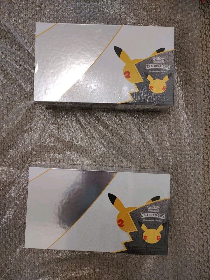 2 Pokemon Celebrations Ultra Premium Collection Box 25th Anniversary ...