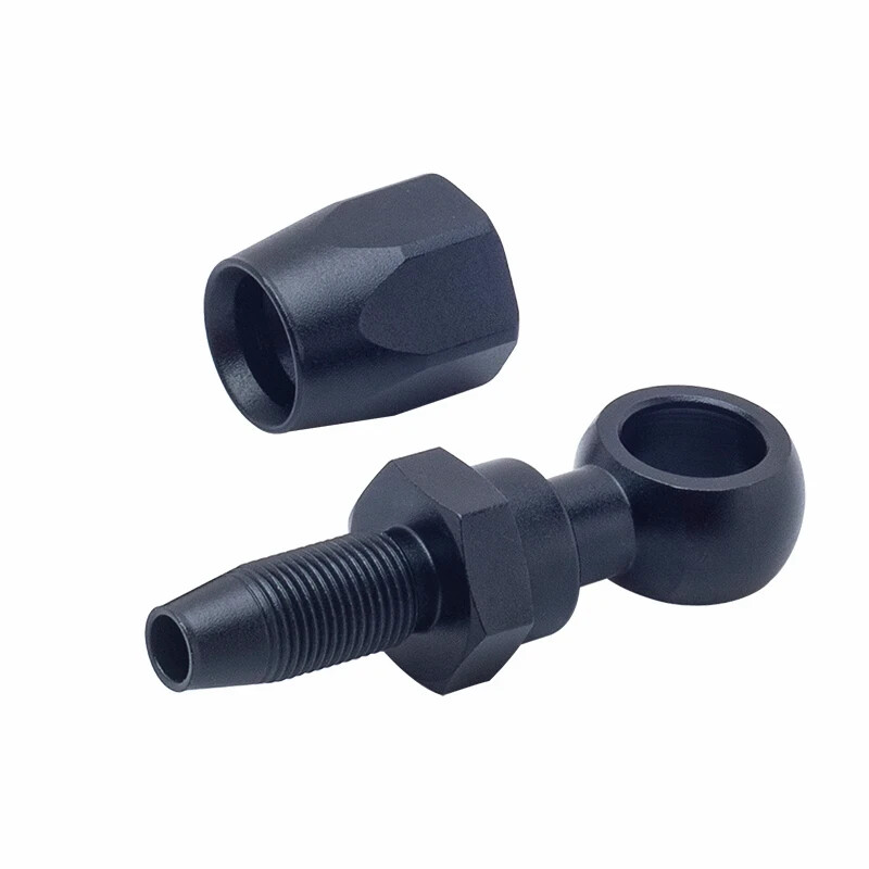 2Pcs AN6-6AN Hose End Swivel Fitting Adapter to Banjo 12MM Diameter ...
