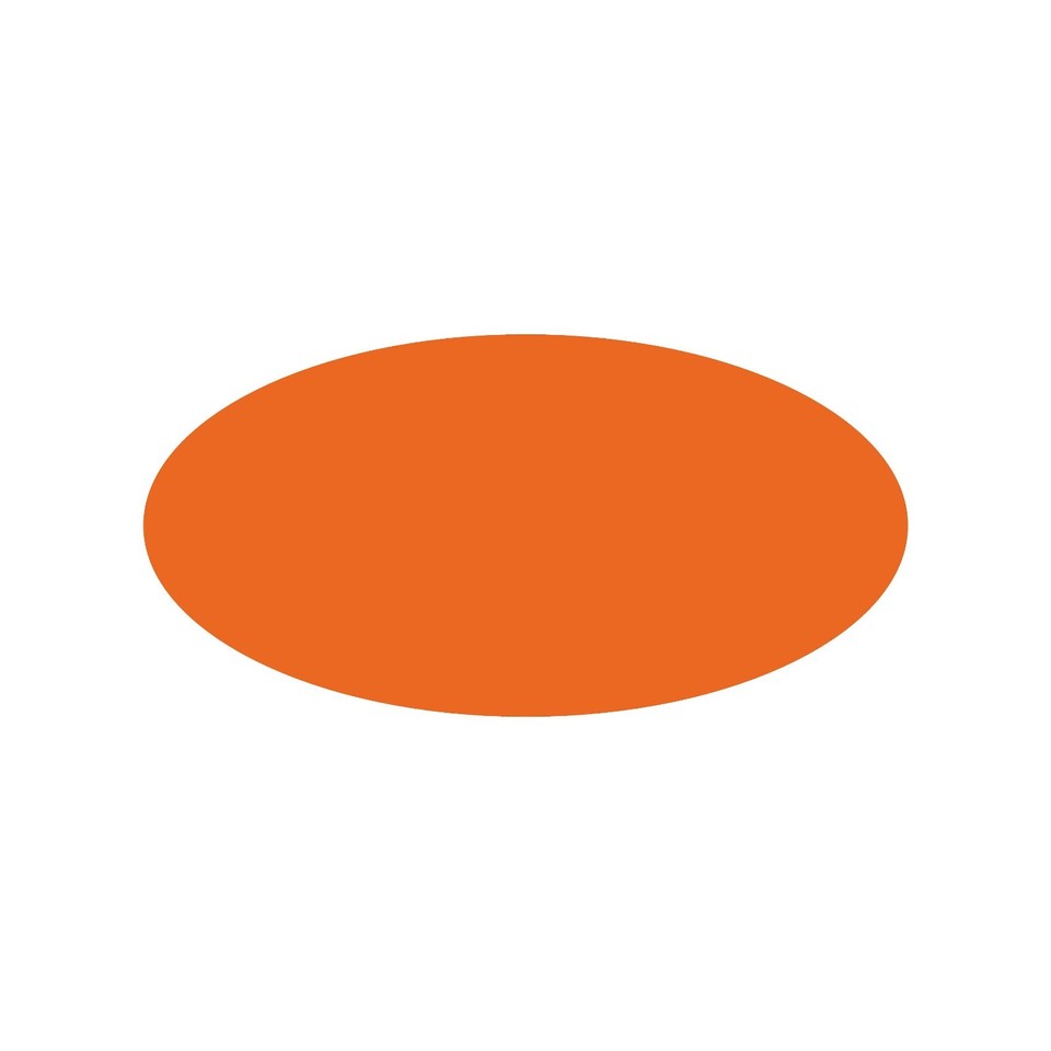 Oval Shape Vinyl Decal 2:1 RATIO Car Window Ellipse Shape Sticker | eBay