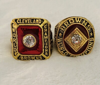 CLEVELAND BROWNS 1955/1964 OLD SCHOOL SIZE 11 CHAMPIONSHIP RING, US ...