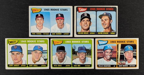 1965 Topps Baseball Rookie Stars Lot 5 Cards | eBay