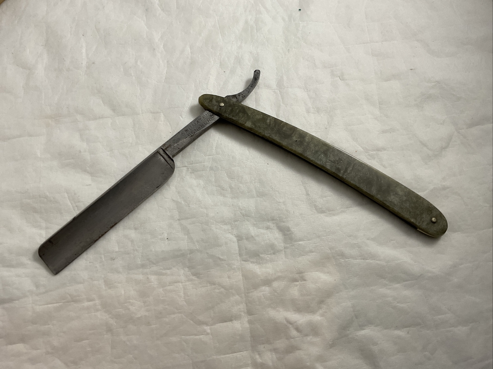 Vintage Straight Razor Shumate Ben Hur | eBay