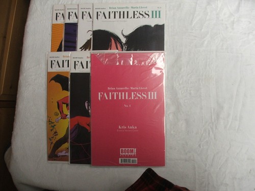 Boom Studios Faithless III set of 7 books. Issues 1-6, Variant Cover #1 ...