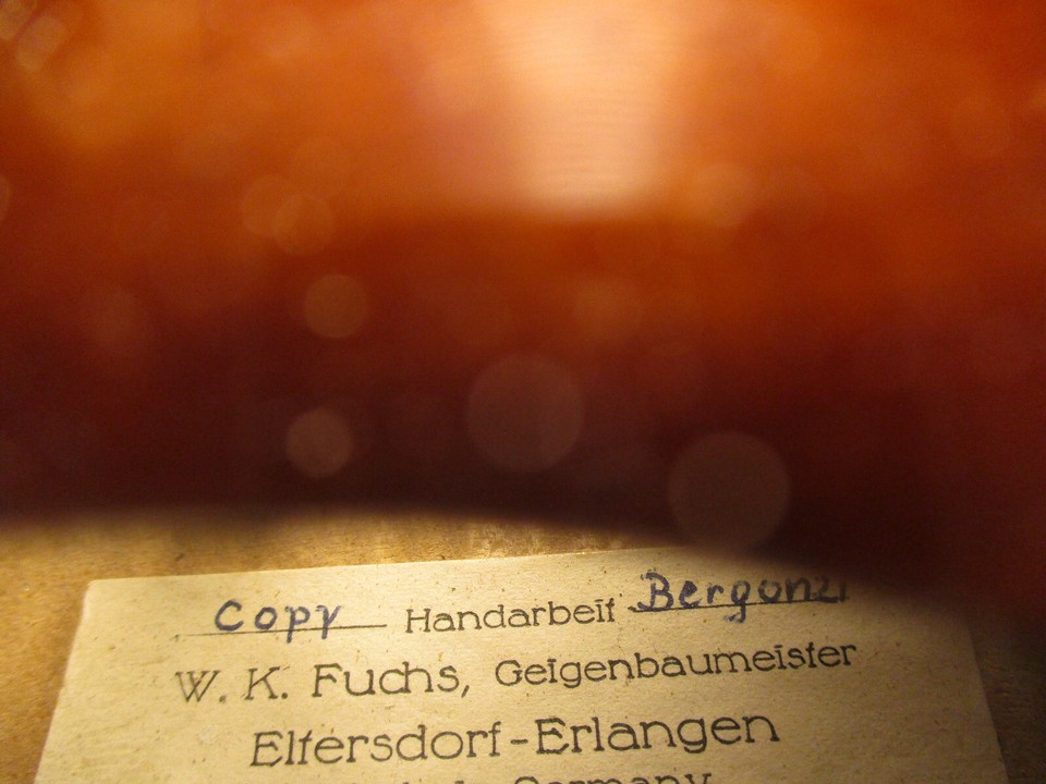 German violin made by Wenzel Fuchs , Erlangen Germany circa 1950. | eBay