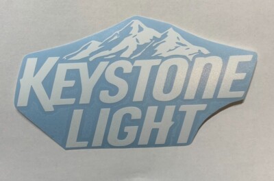 Keystone Light Beer Logo Die Cut Vinyl Decal High Quality Outdoor ...