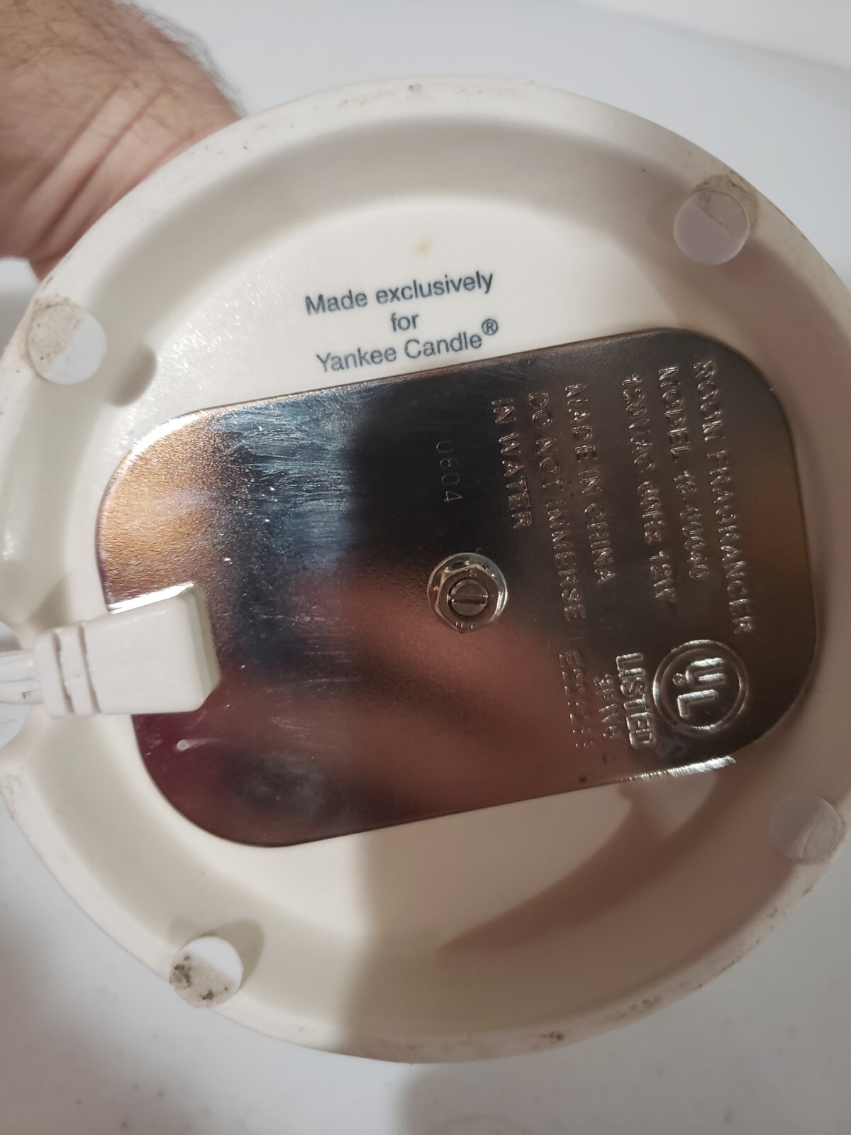 Yankee Candle White Ceramic Electric Room Fragrancer model #19-00040 | eBay