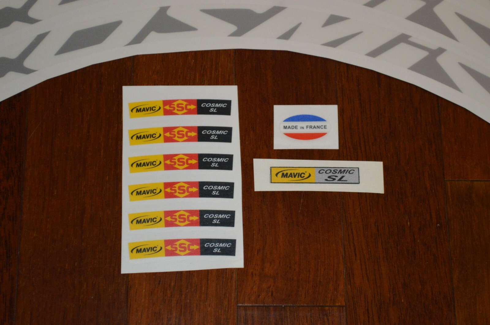 MAVIC COSMIC Carbon SL Ultimate Rim Wheel Decals Stickers Bike ...