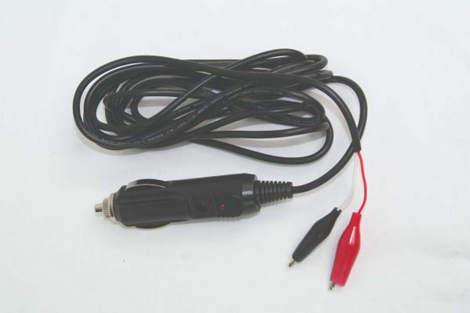 New Clam Dc Plug With Alligator Clips | eBay