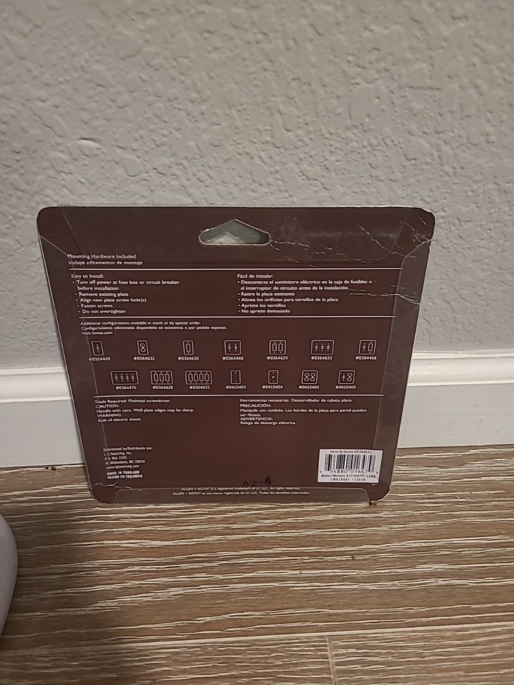 Allen + Roth Eastview 3-Gang Toggle Switch Wall Plate Dark Oil Rubbed ...