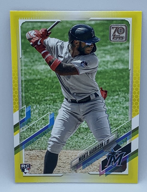 2021 Topps - Yellow #126 Monte Harrison (RC) for sale online | eBay